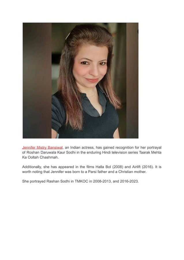 TMKOC Cast A List Of Current Actors Who Are Part Of The Show.pdf