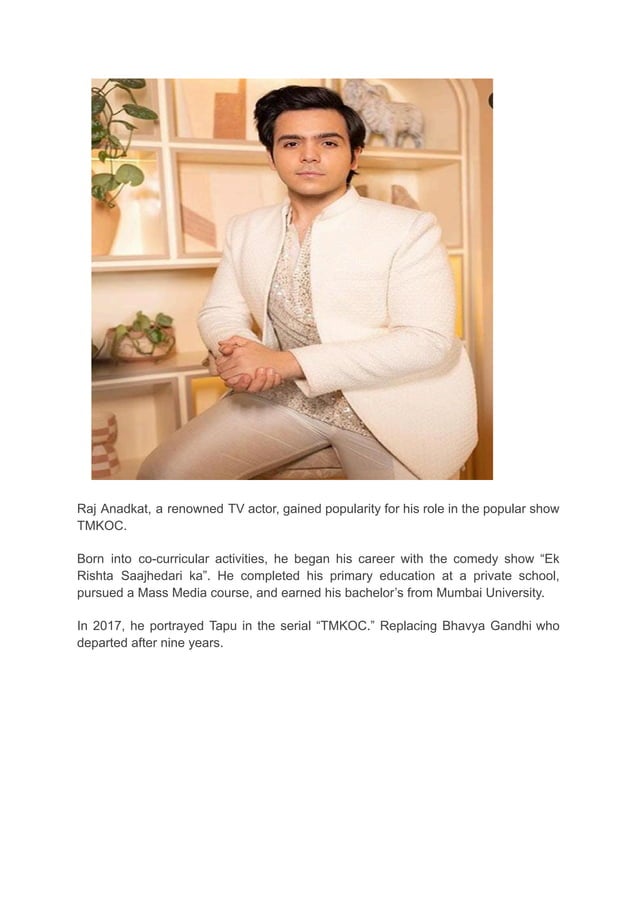TMKOC Cast A List Of Current Actors Who Are Part Of The Show.pdf