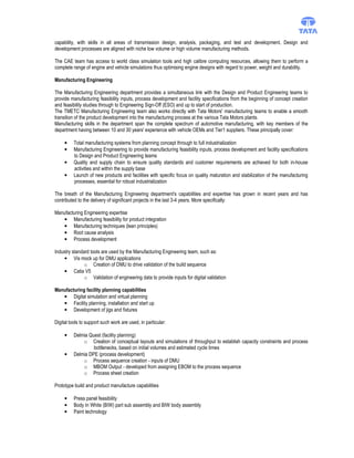 TML-Capabilities.pdf | Automotive Industry | Industries