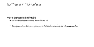 Connections b/w active learning and model extraction | PPT