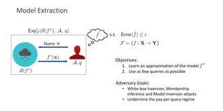 Connections b/w active learning and model extraction | PPT