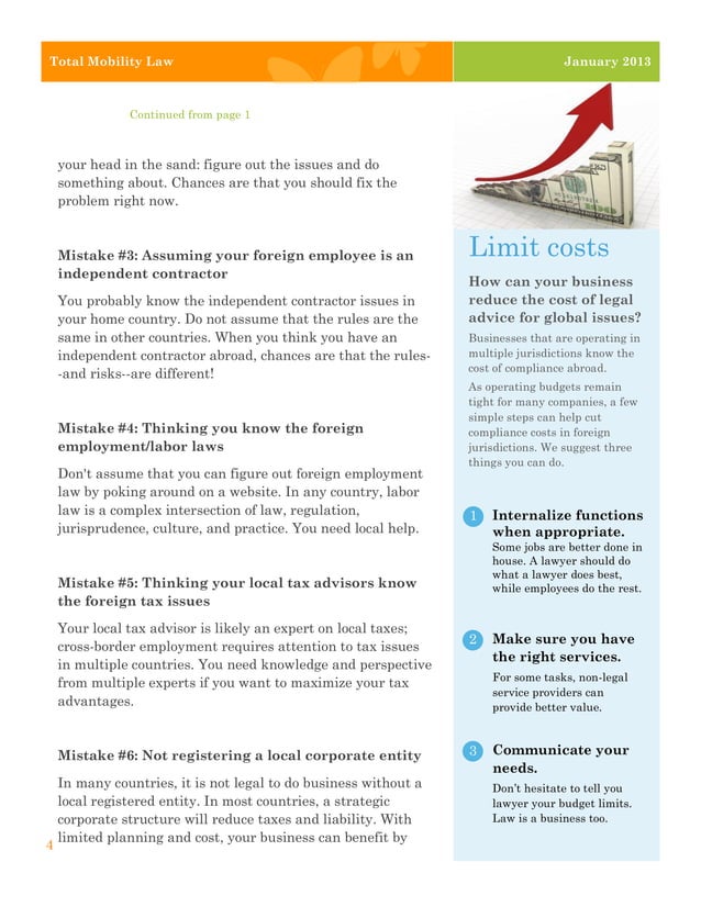 Total Mobility Law: January 2013 | PDF