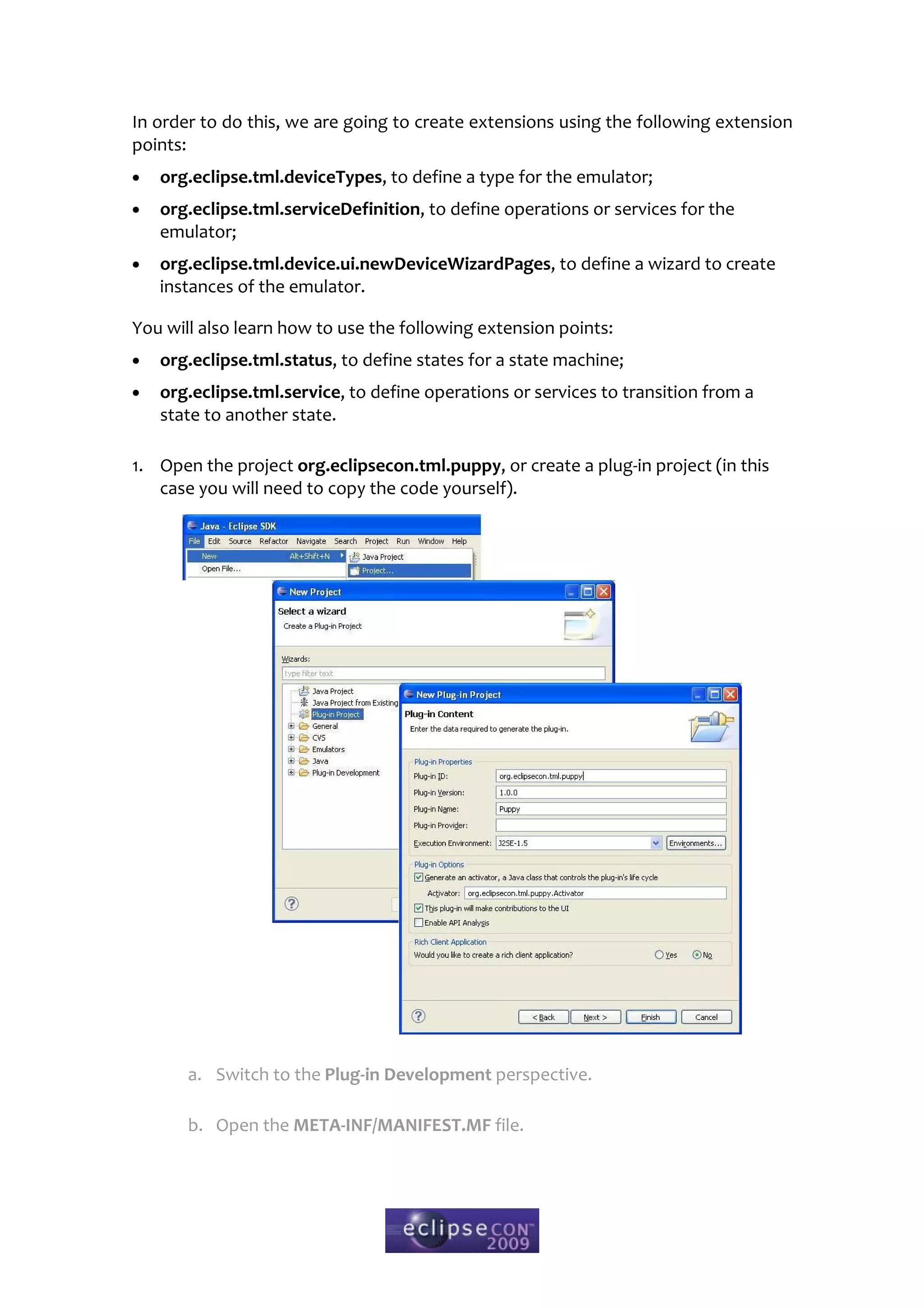 EclipseCon 2009: TmL Tutorial Exercises | PDF