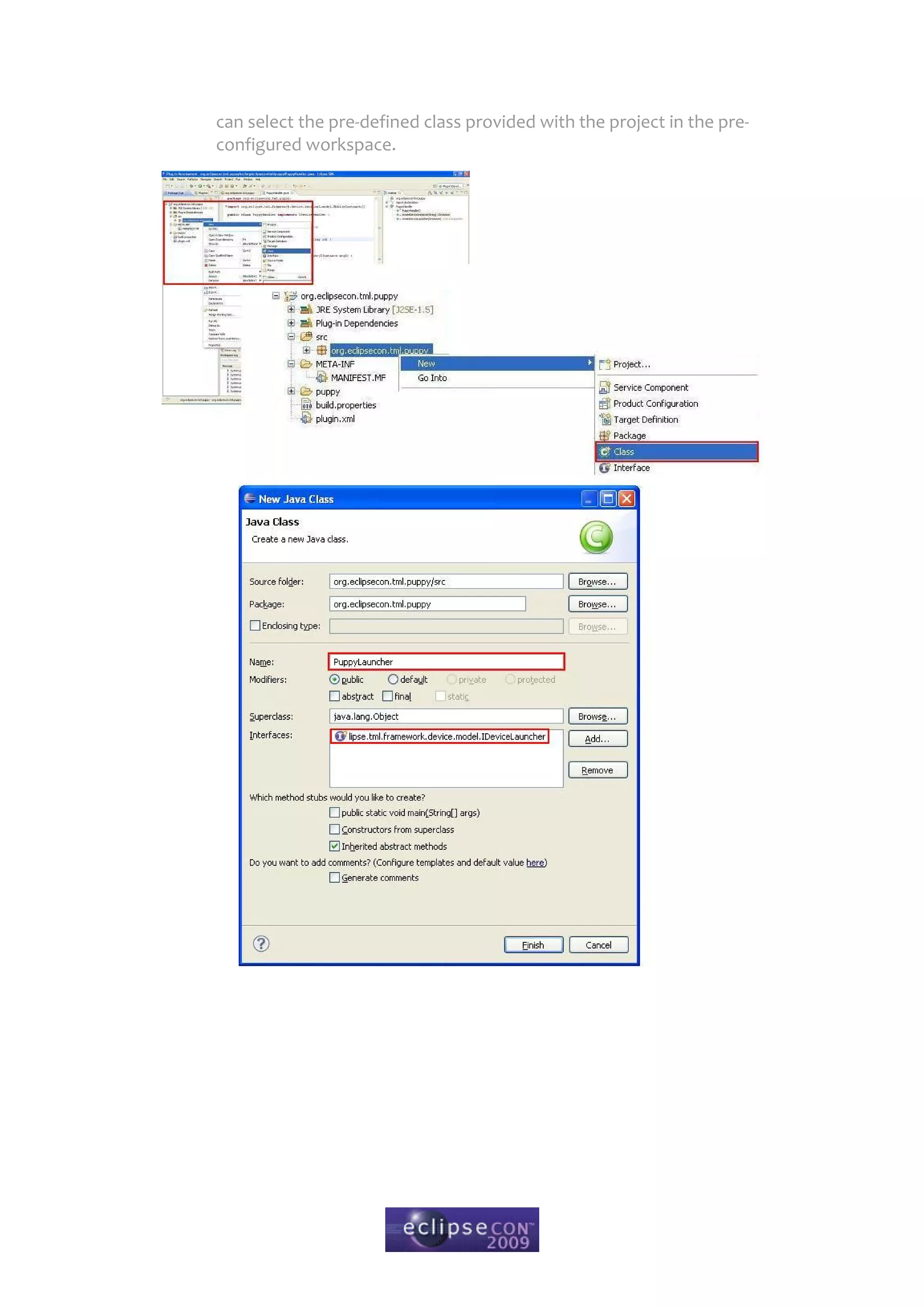 EclipseCon 2009: TmL Tutorial Exercises | PDF