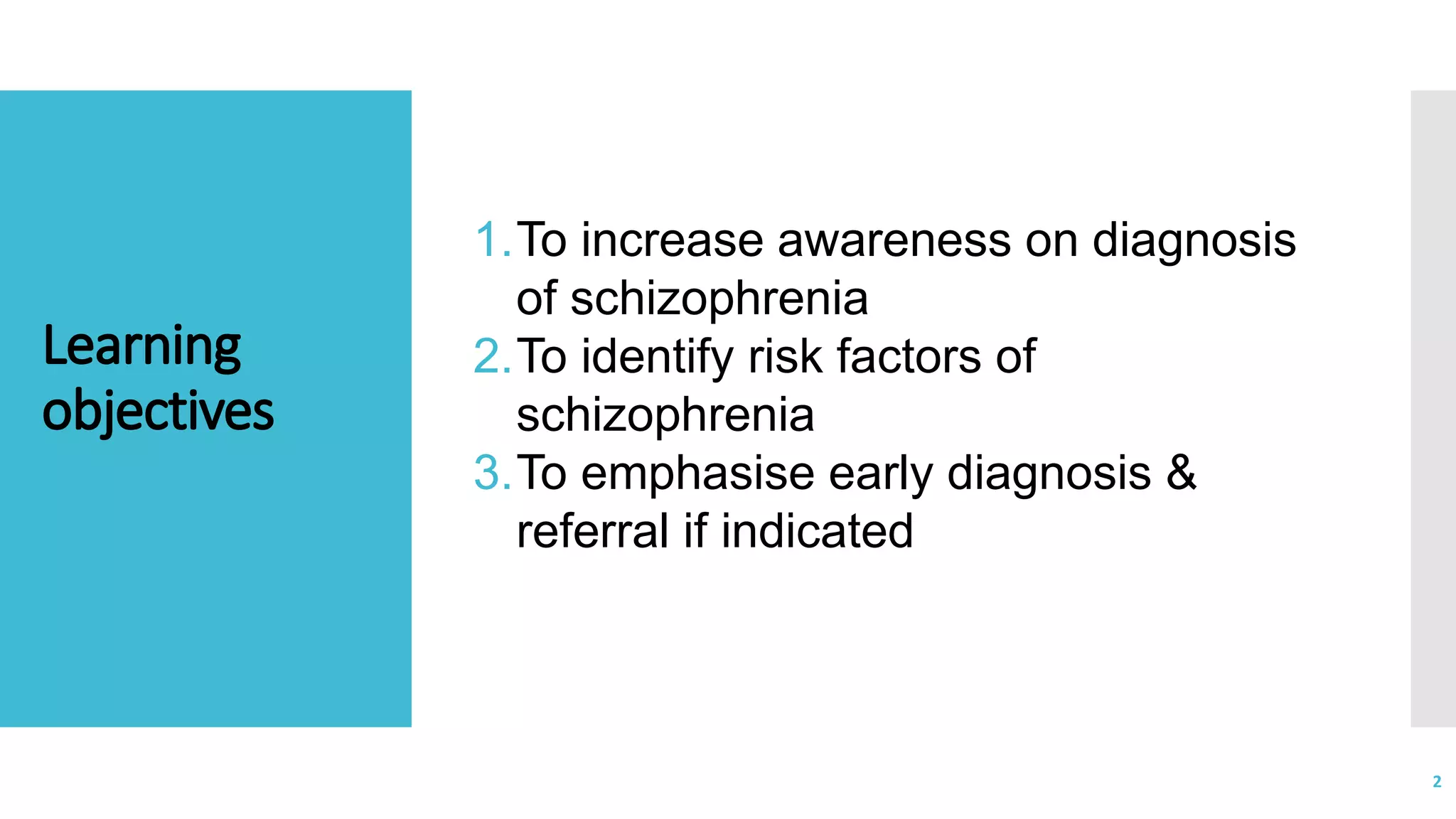 TM Management of Schizophrenia (2nd Ed.) 1. Screening, Diagnosis ...