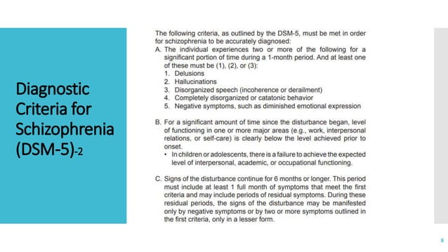 TM Management of Schizophrenia (2nd Ed.) 1. Screening, Diagnosis ...