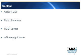 TMMi e-Survey guidance | PPSX