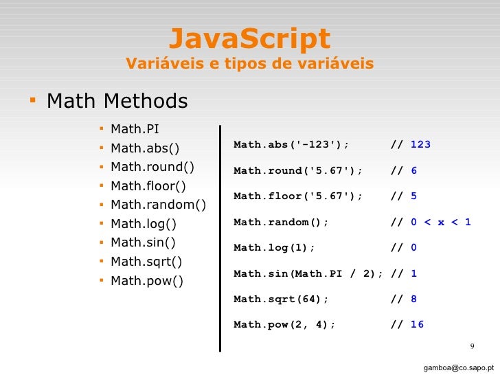 tmn - Introdução ao JavaScript