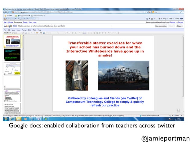 Teachmeet NE10 Jamie Portman | PPT