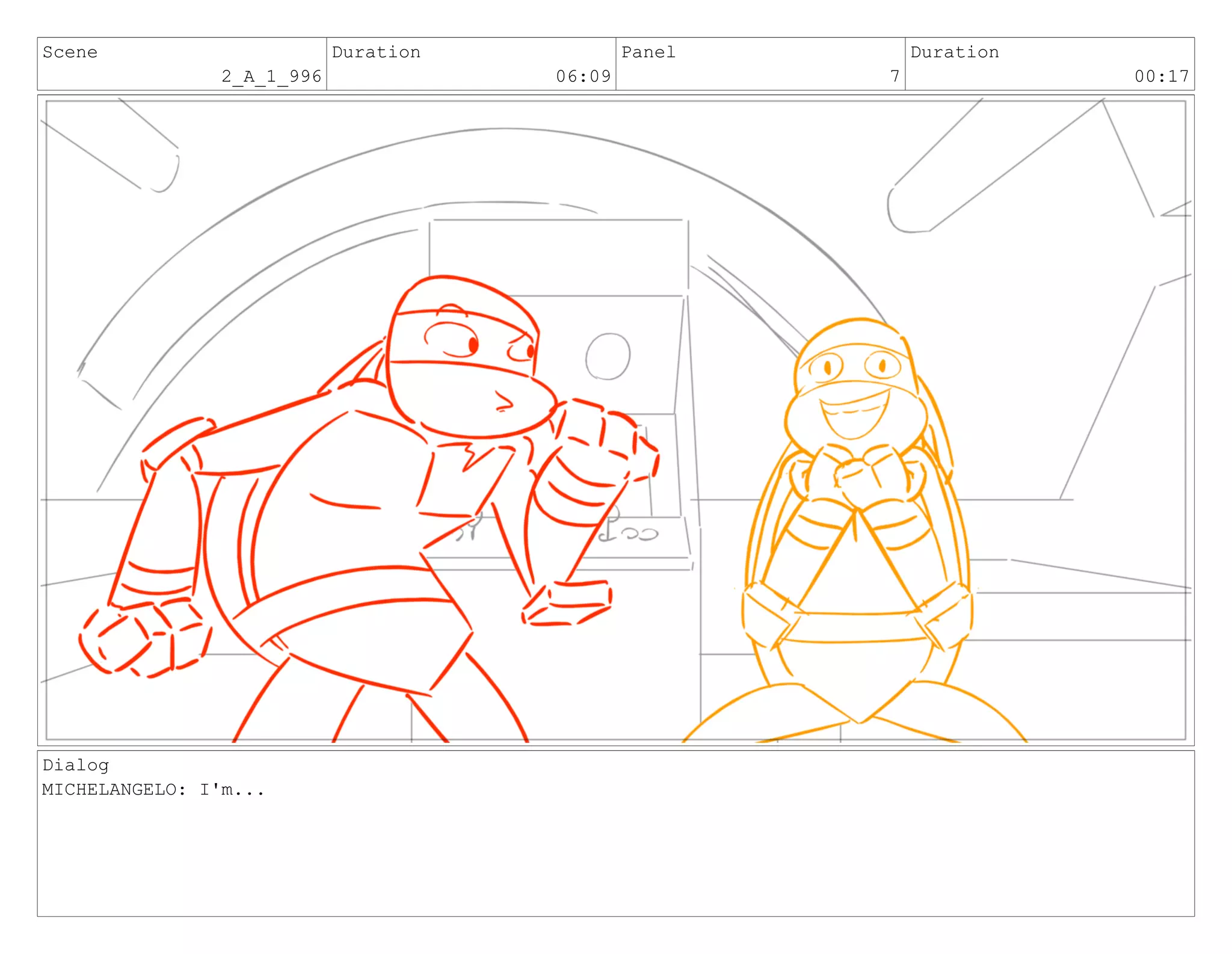 TMNT Storyboard Test (Class Assignment) | PDF
