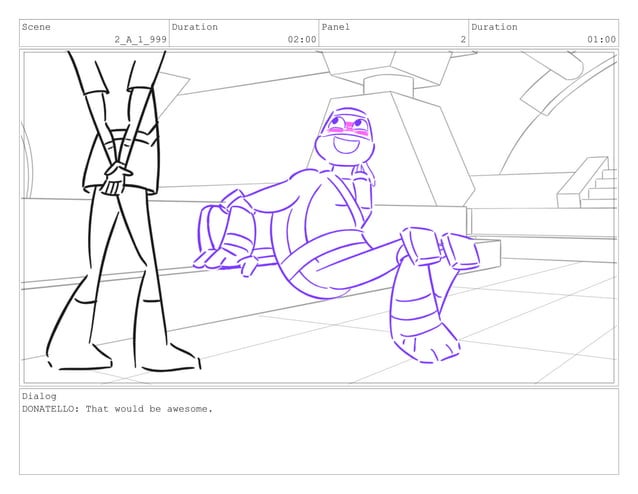 TMNT Storyboard Test (Class Assignment) | PPT