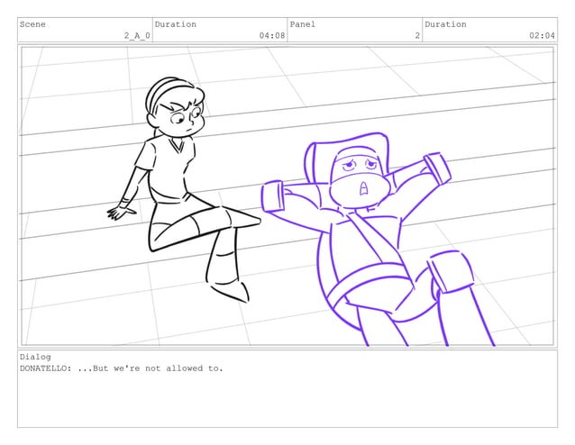 TMNT Storyboard Test (Class Assignment) | PPT