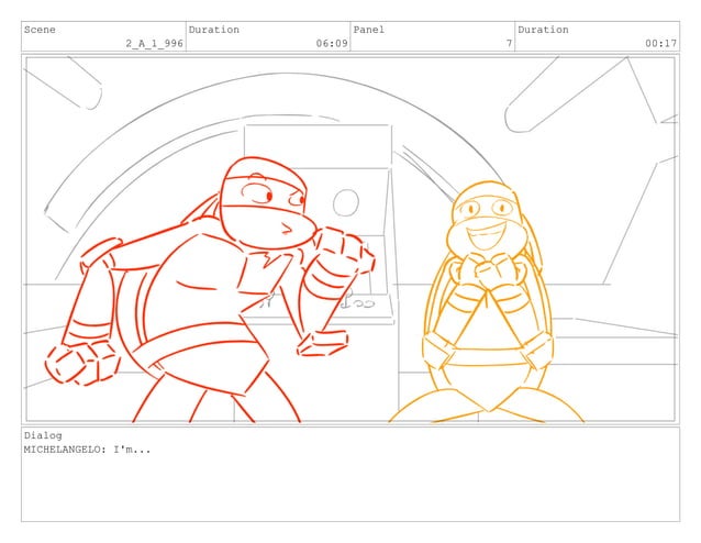 TMNT Storyboard Test (Class Assignment) | PPT