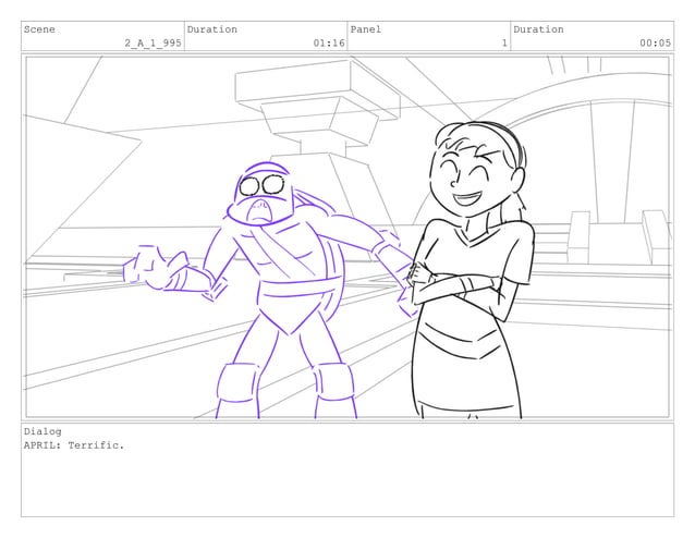 TMNT Storyboard Test (Class Assignment) | PPT