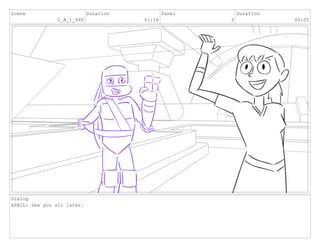 TMNT Storyboard Test (Class Assignment) | PDF