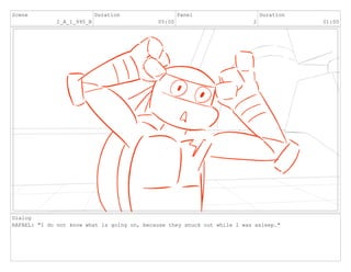 TMNT Storyboard Test (Class Assignment) | PDF