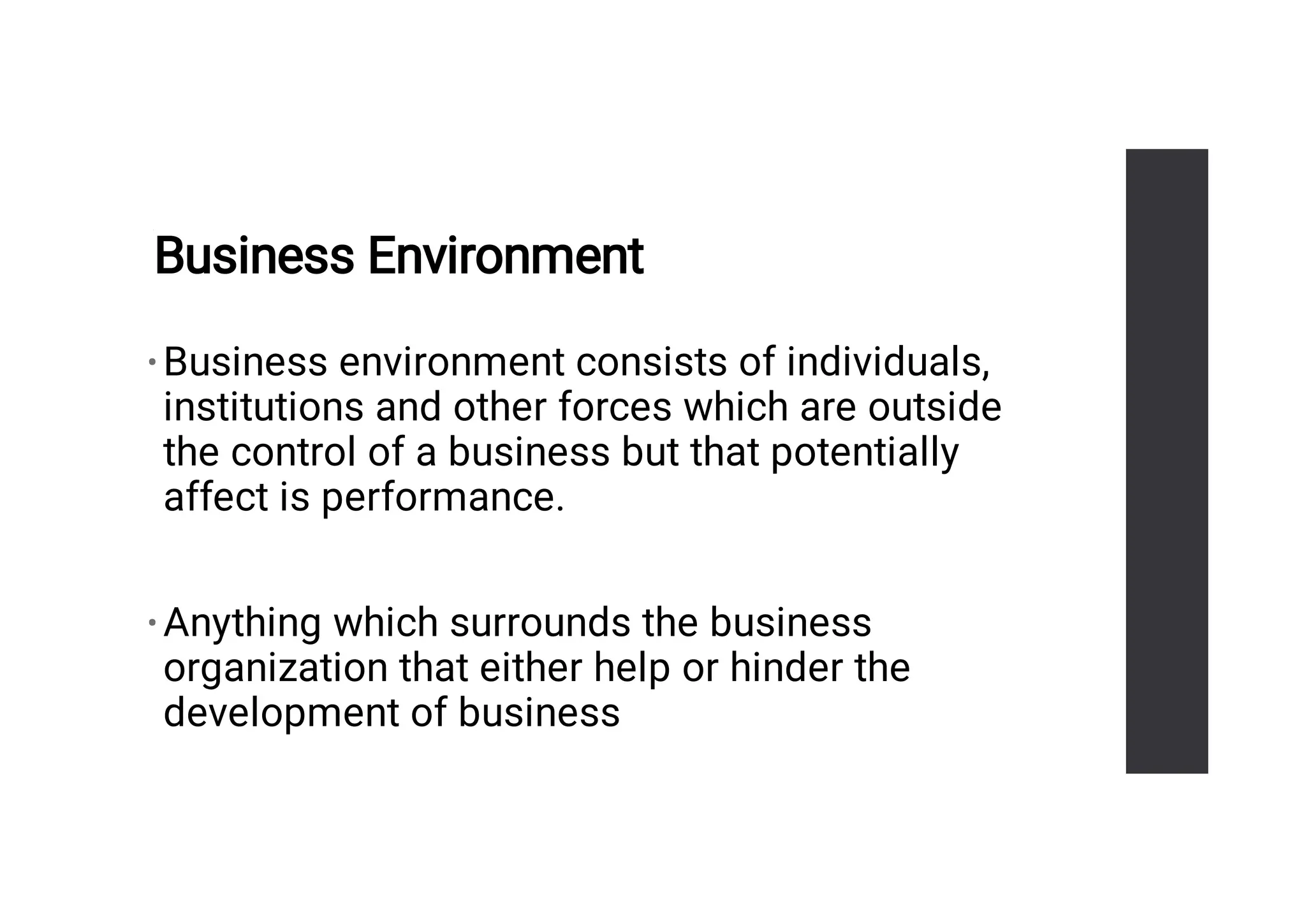 business environment introduction introduction | PDF