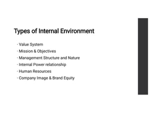 Types of Business Environment Business Environment | PDF