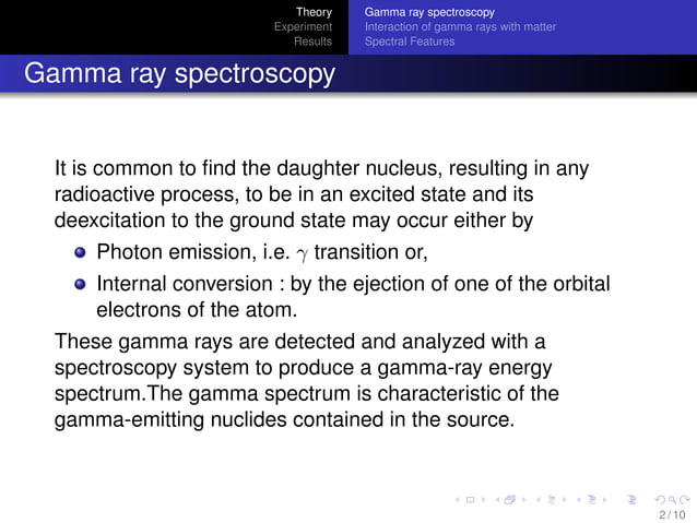 Tmp 27936 gamma ray spectroscopy-1322102526 | PDF | Chemistry | Science