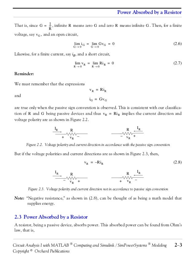 Circuit Analysis With Matlab Computing And Simulink Modeling