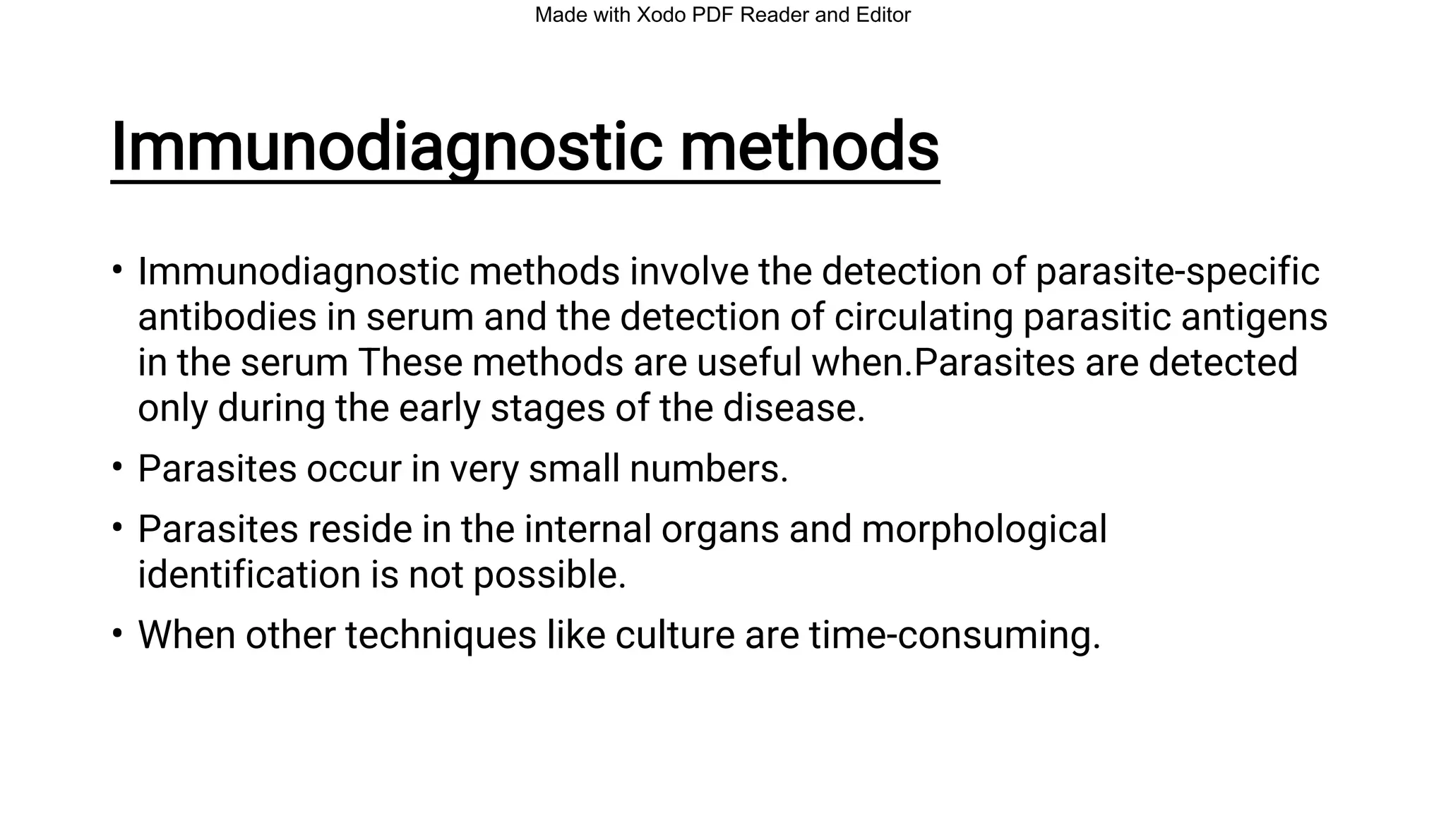 Lab diagnosis of parasite play important role in establishment the ...