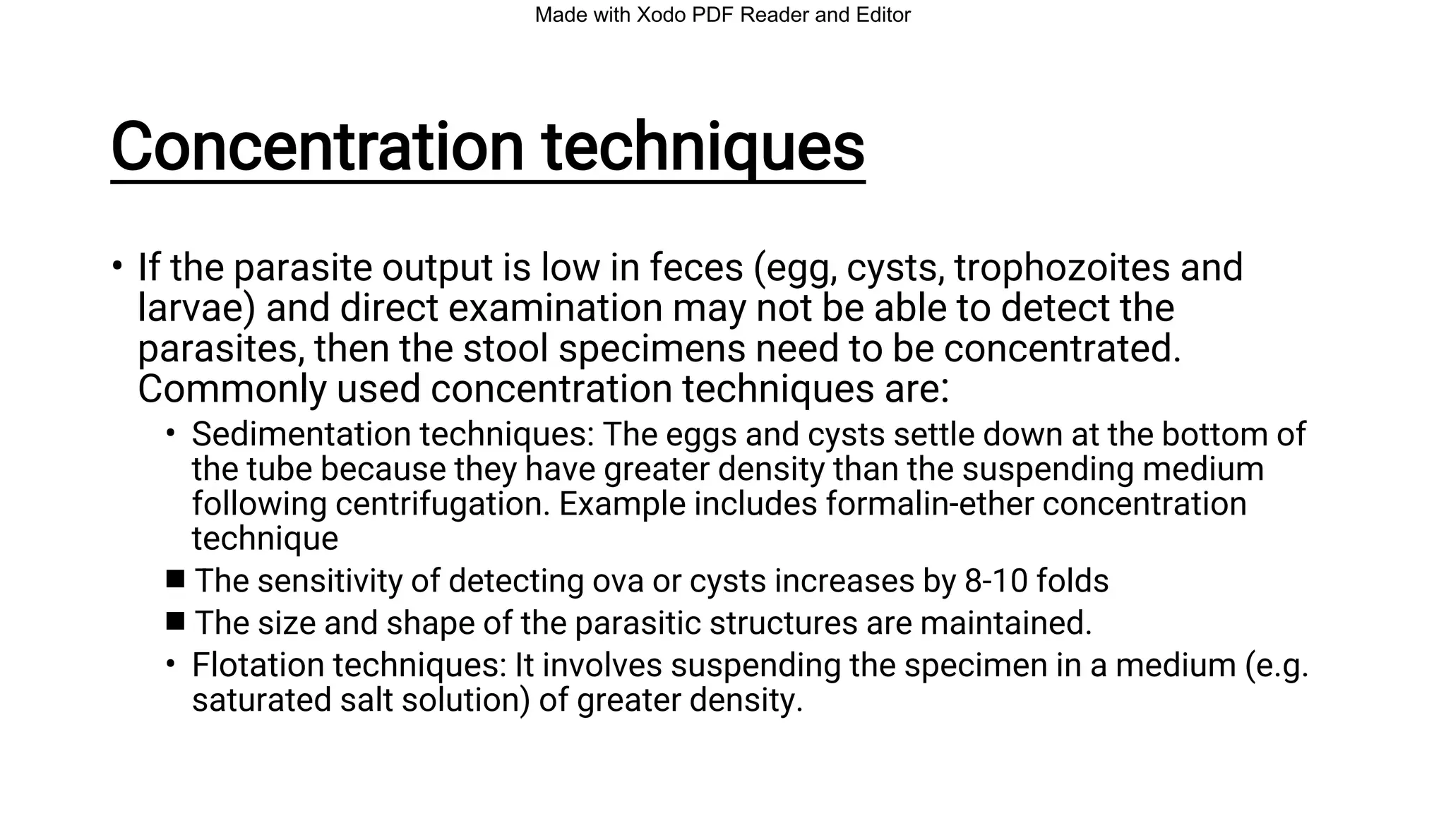 Lab diagnosis of parasite play important role in establishment the ...