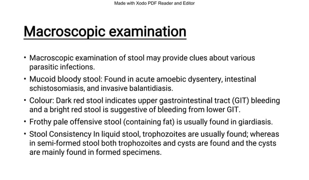 Lab diagnosis of parasite play important role in establishment the ...