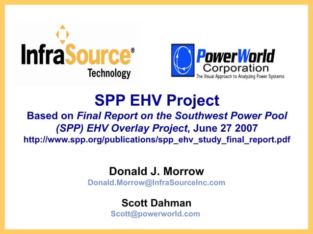 Sensitivity Analysis for Transmission Planning | PPT Sensitivity Analysis for Transmission Planning | PPT