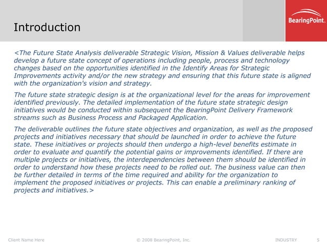 Template for _ future State Analysis.ppt | Free Download