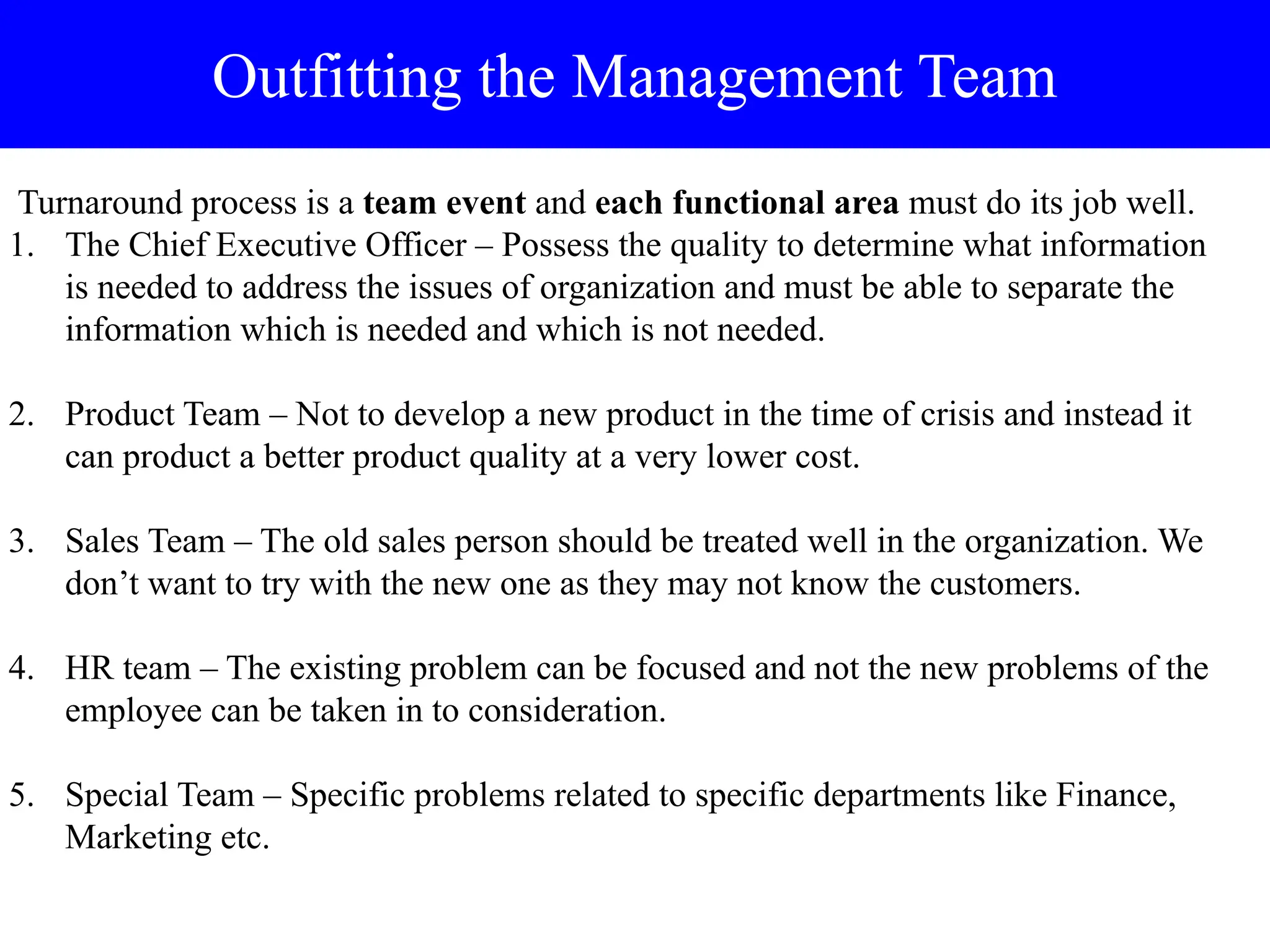 Turnaround Management - Leadership and Turnaround Management | PDF