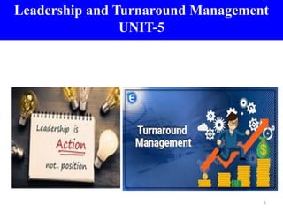 Turnaround Management - Leadership and Turnaround Management | PDF