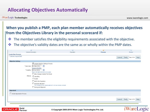 ORACLE Talent Management: PERFORMANCE APPRAISAL SYSTEM | PPT