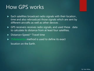 GPS Aircraft Tracking | PPTX
