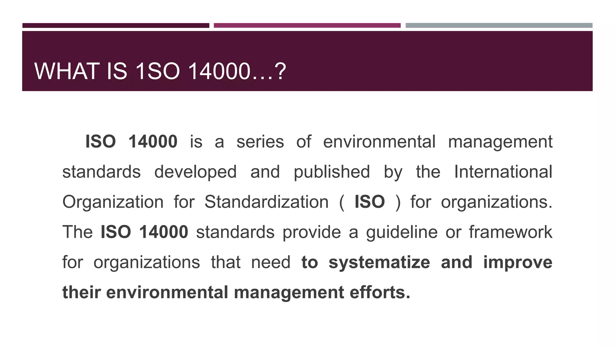 ISO 14000 | PPTX