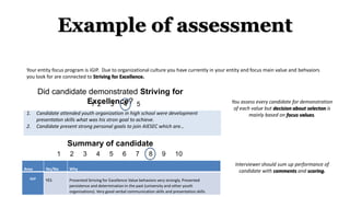 TMP | Value Based Recruitment for Gen2015 | PPT