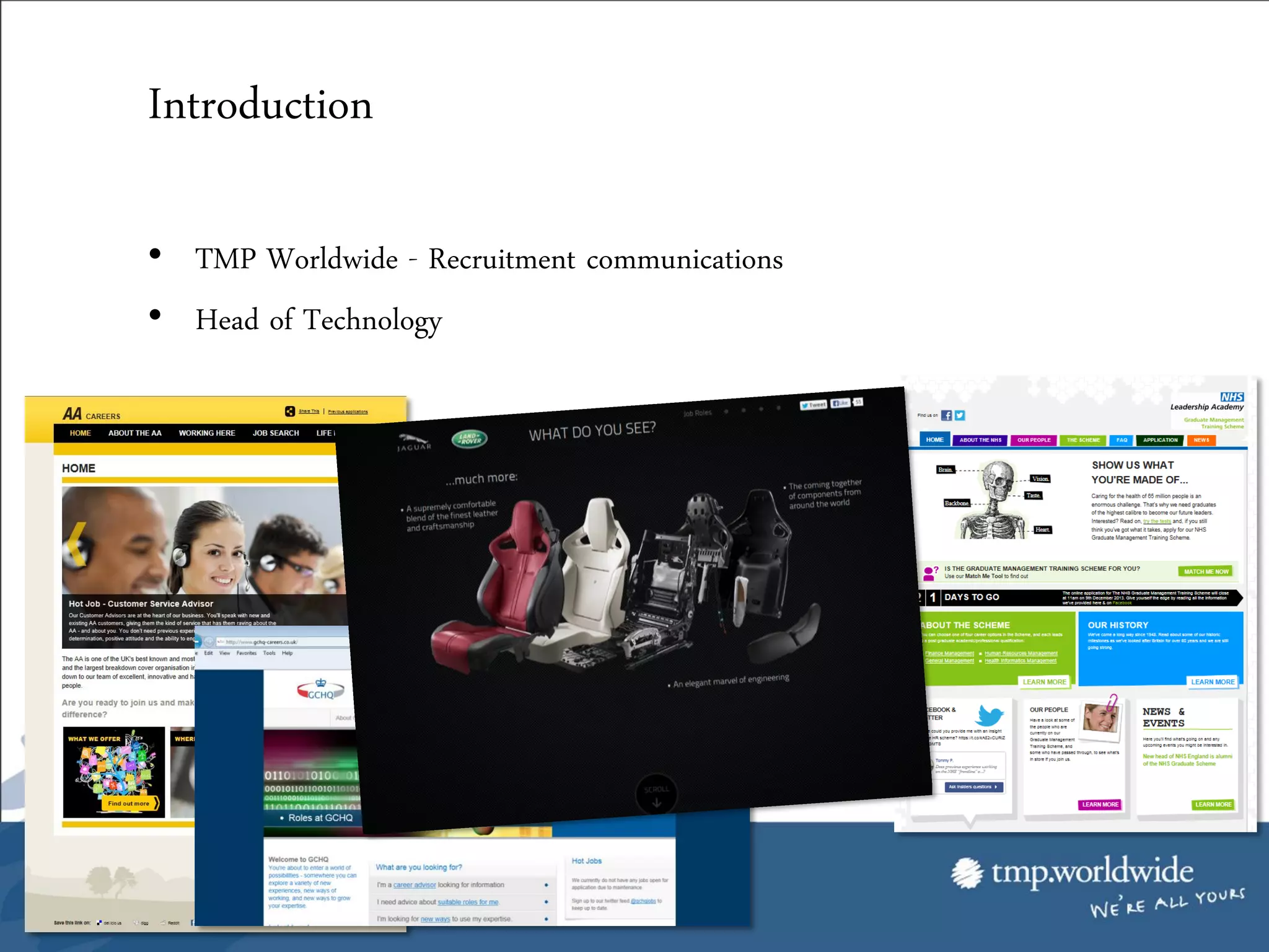 Unlocked Nov 2013: TMP Case Study | PPT