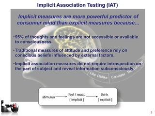 TMRC IAT Brief Intro | PPTX | Science
