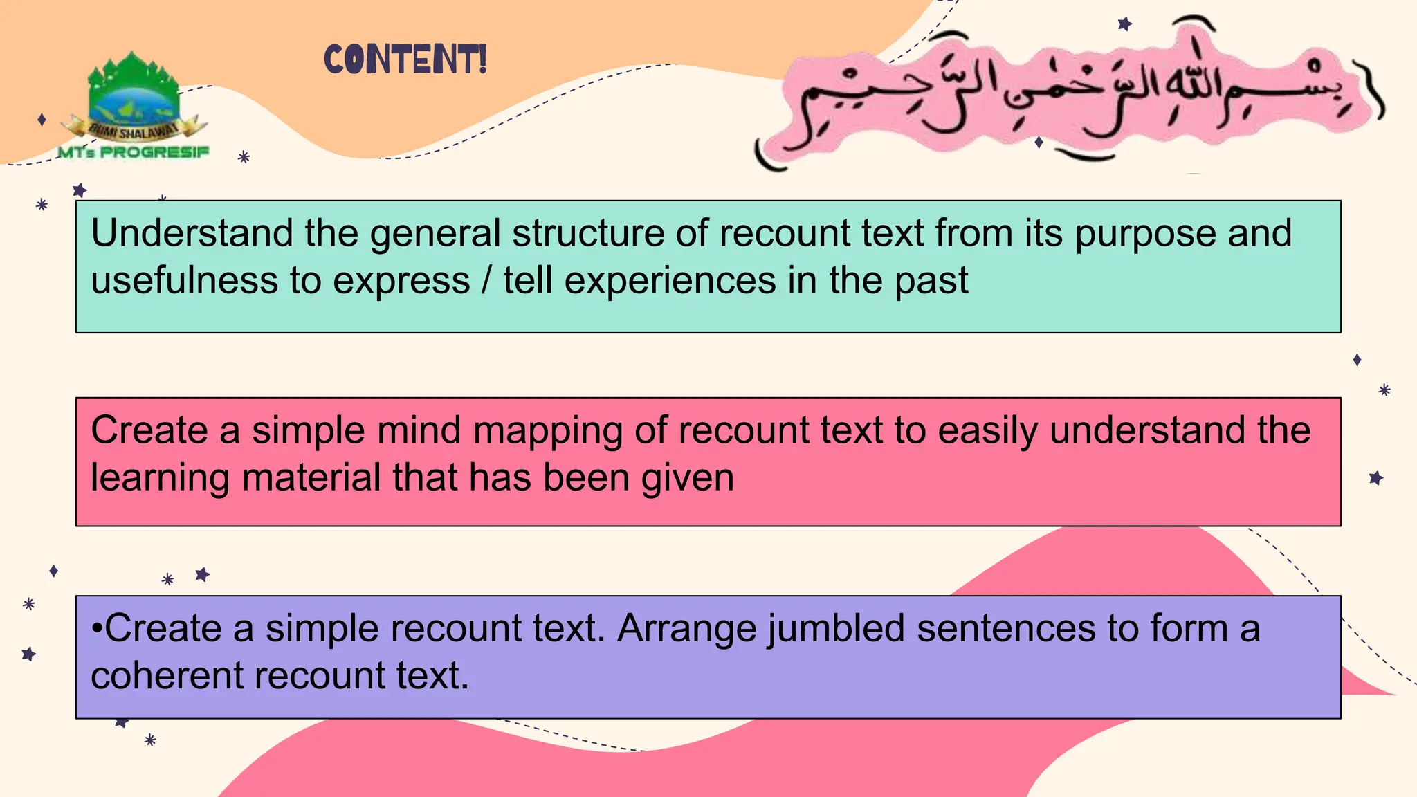 Recount text for eighth grader who wants to study recount text | PPT