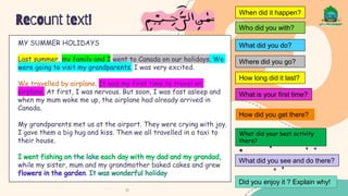 Recount text for eighth grader who wants to study recount text | PPT