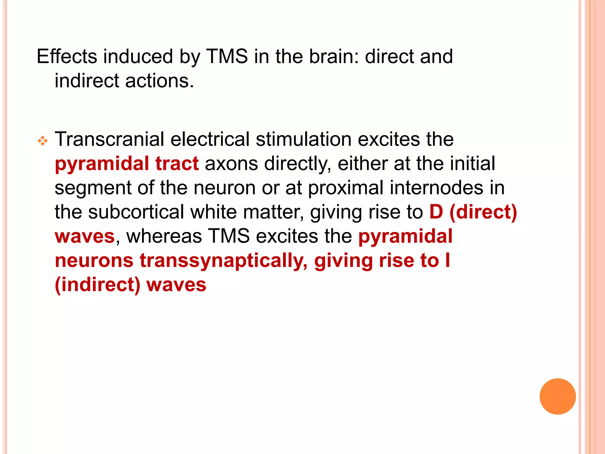 Transcranial Magnetic Stimulation- TMS | PPTX