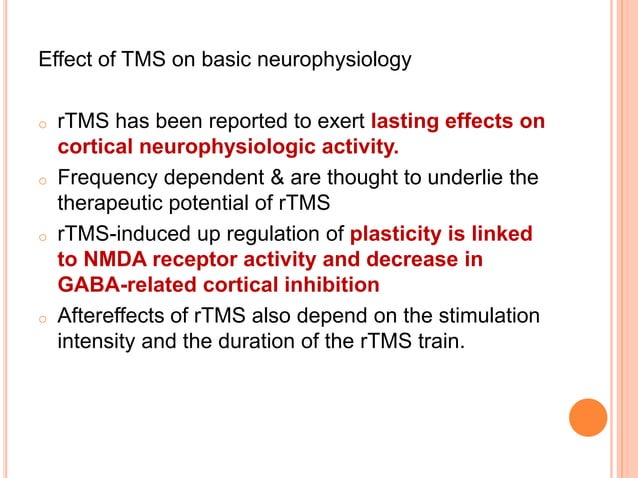Transcranial Magnetic Stimulation- TMS | PPTX | Brain and Nervous ...