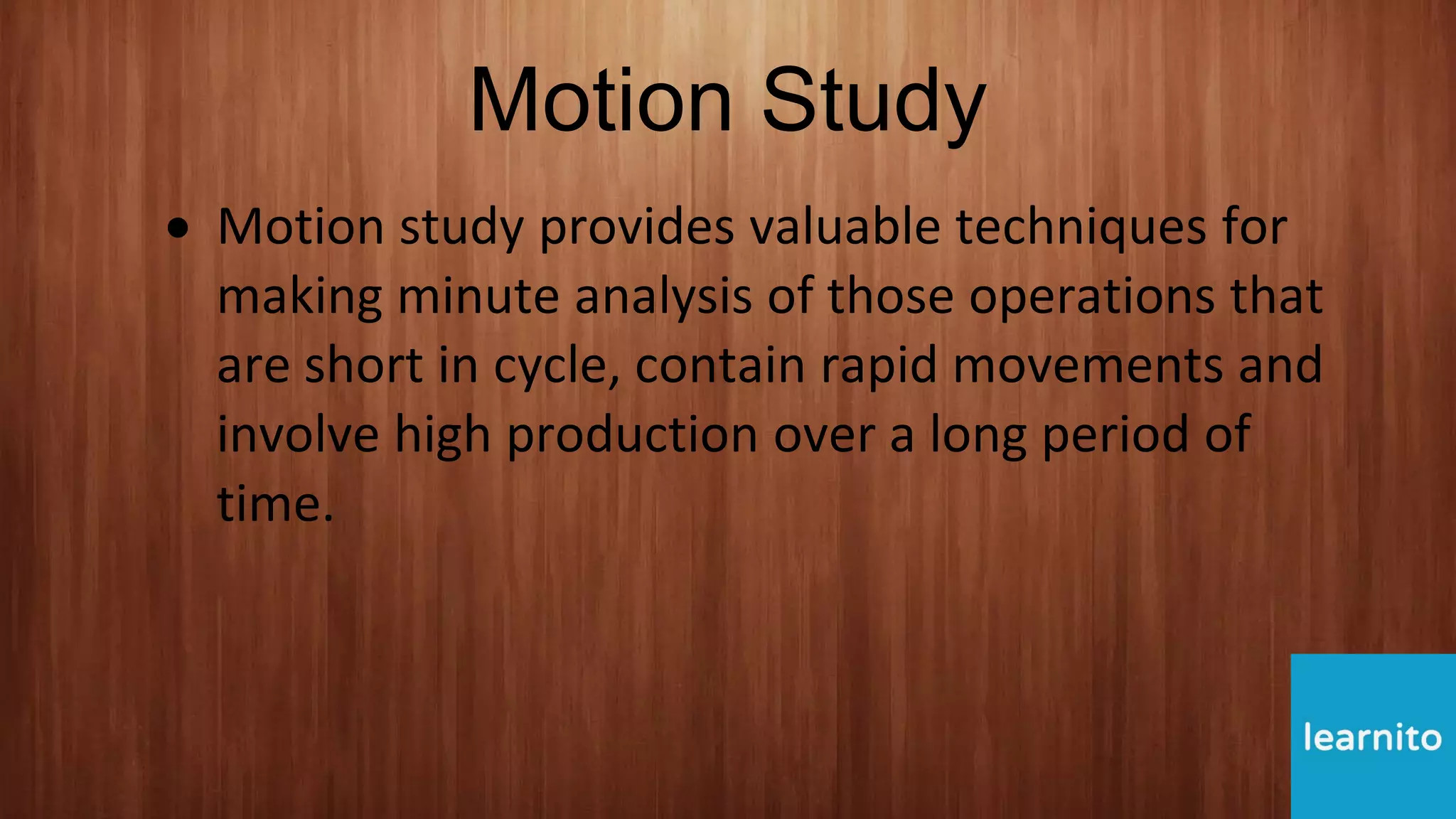 Time and Motion Study | PDF