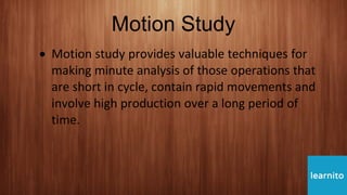 Time and Motion Study | PDF