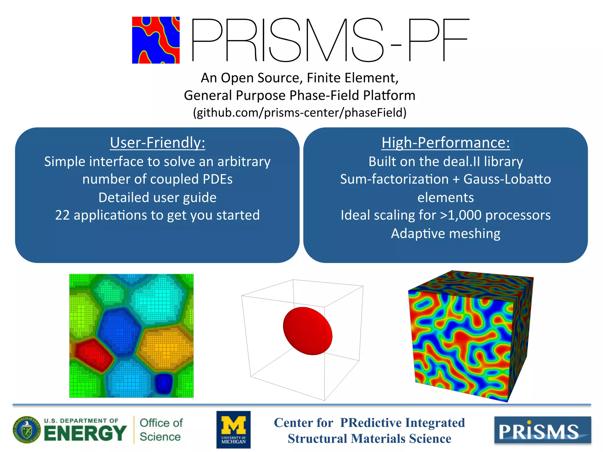 Computational Performance Of Phase Field Calculations Using A Matrix