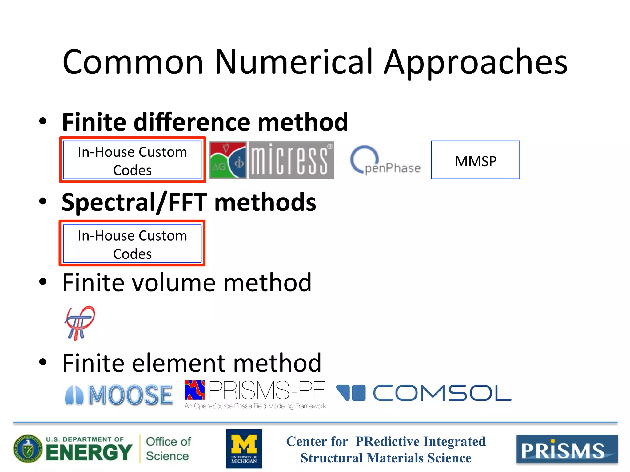 Computational Performance Of Phase Field Calculations Using A Matrix 0237