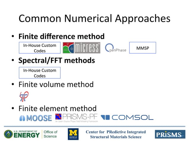 Computational Performance Of Phase Field Calculations Using A Matrix