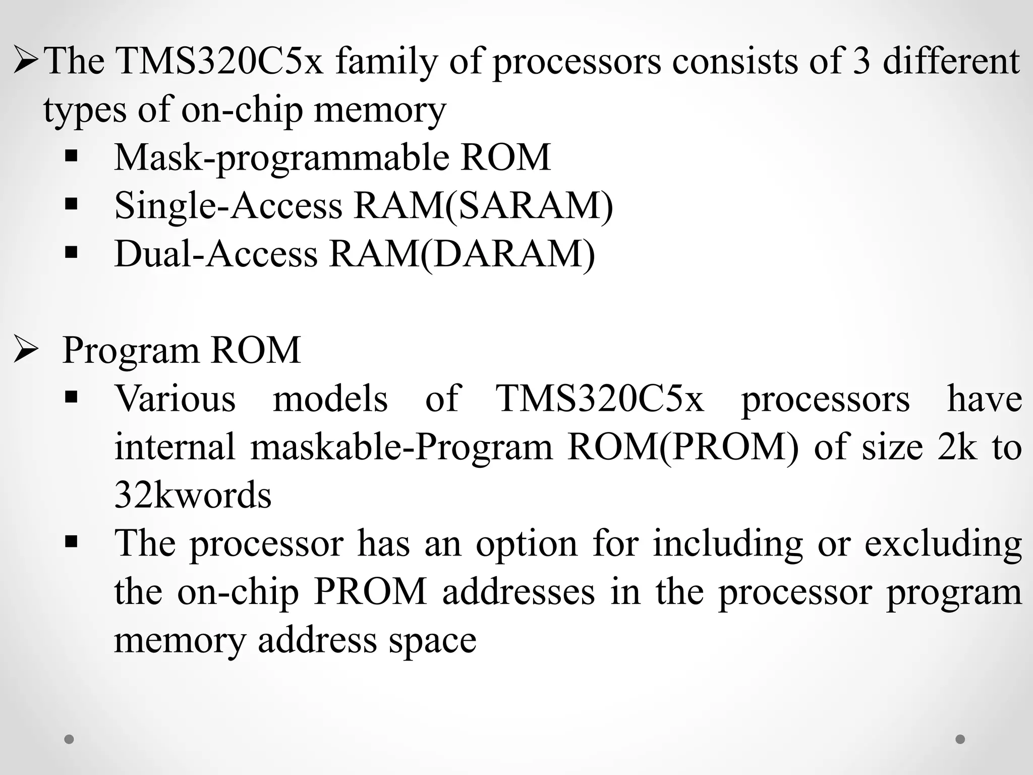 Tms320 c24x memory structure | PPT