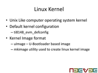 TMS320DM8148 Embedded Linux | PPTX