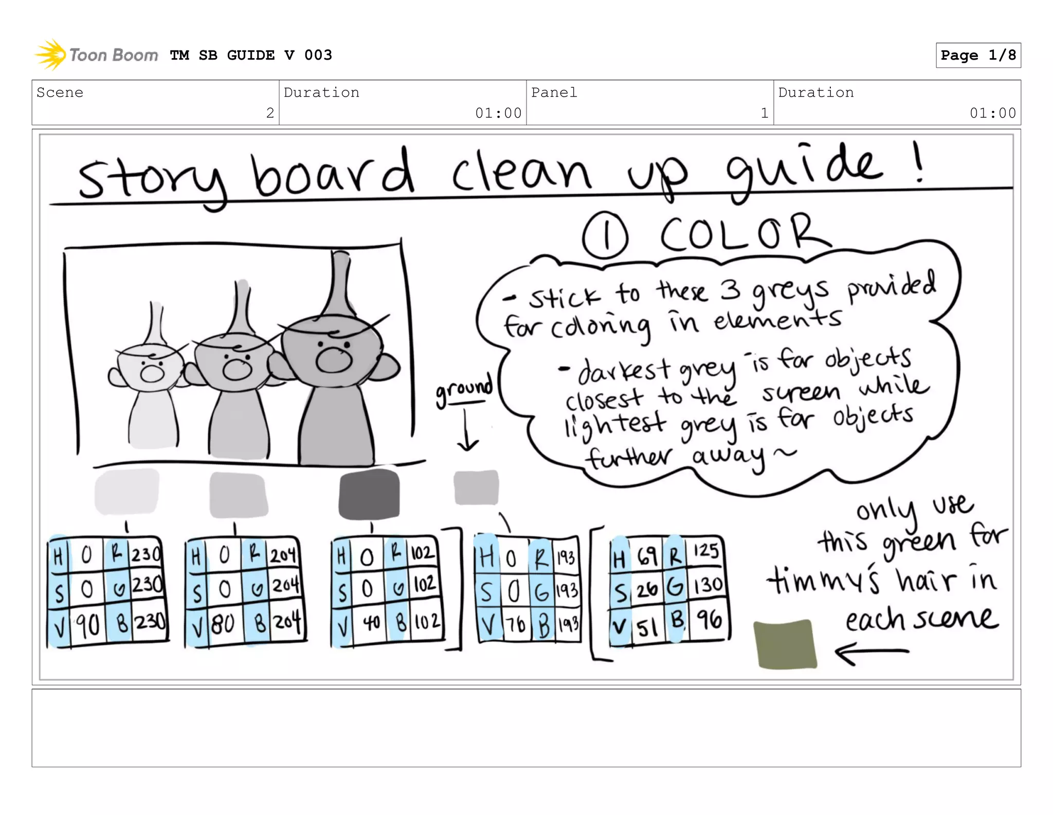 Storyboard Clean Up Guide | PDF
