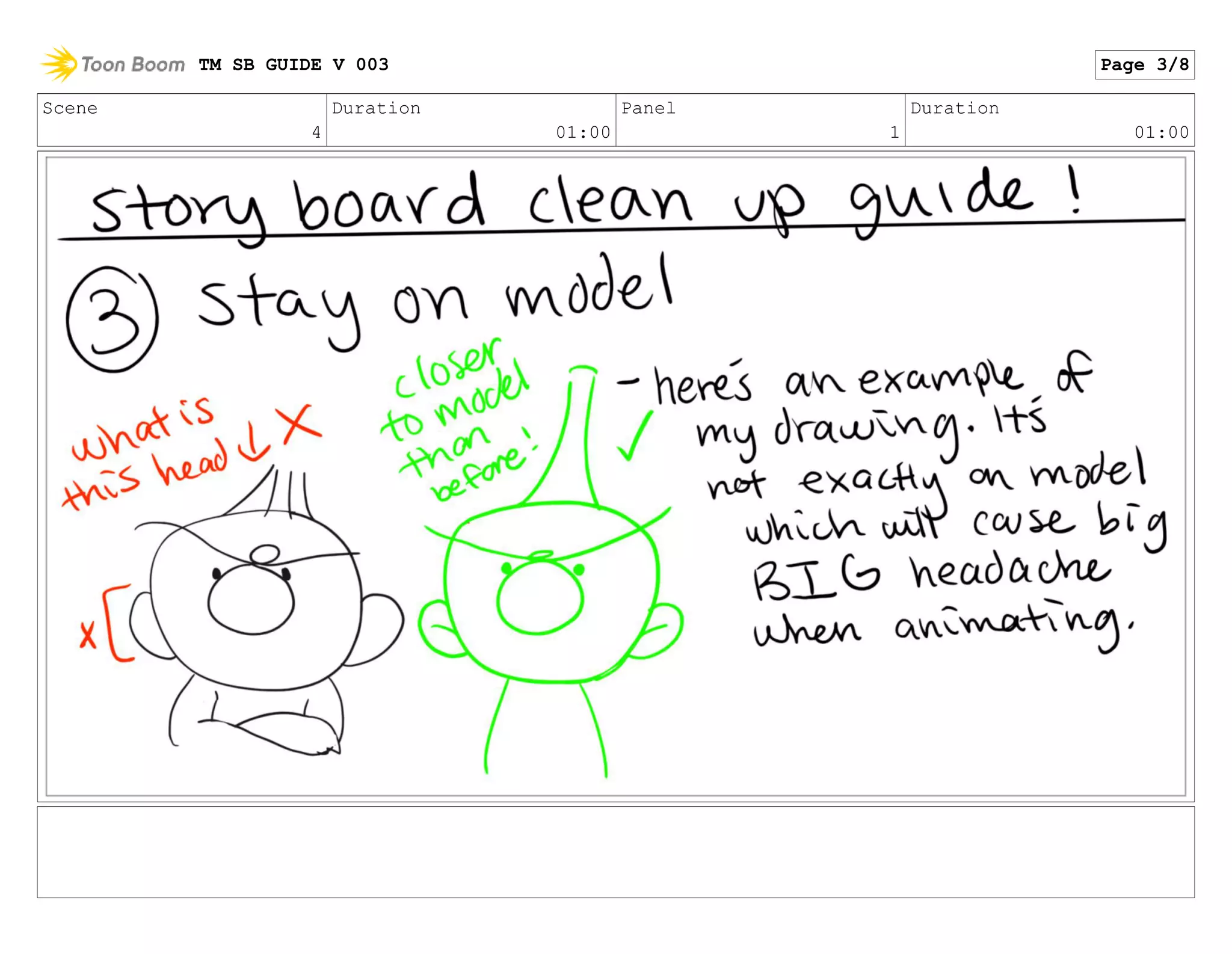 Storyboard Clean Up Guide | PDF